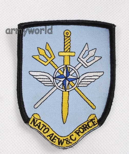 Naszywka Wojskowa NATO AEW&C FORCE Oryginał Demobil | Emblemat wojskowy ...