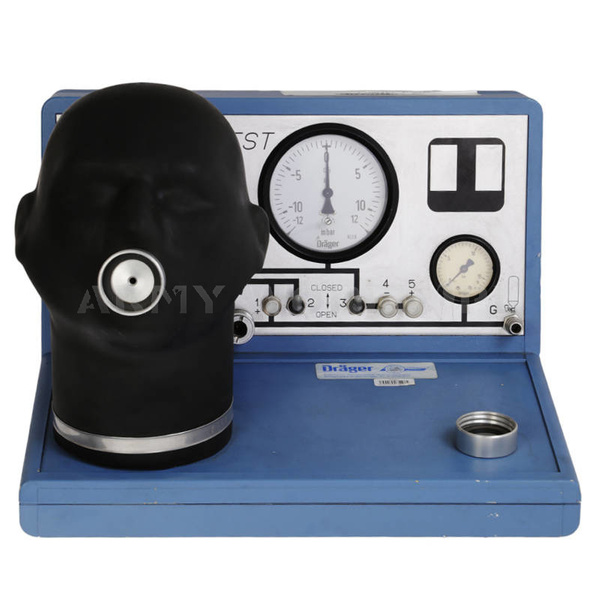 Military Gas Mask Tester Dräger Testor EUROTEST R46540 Original Used ...