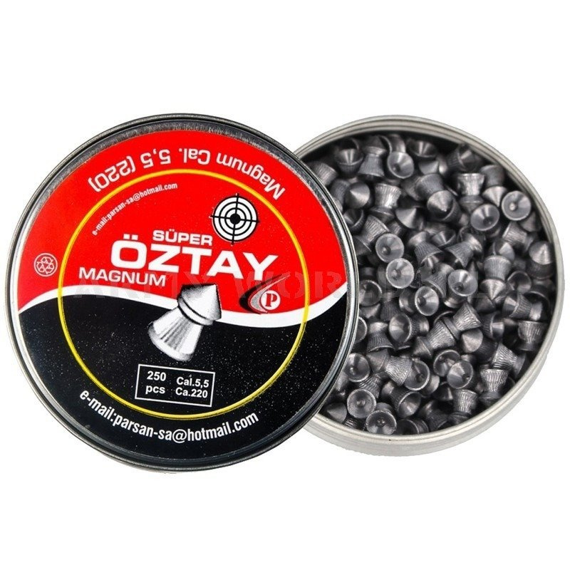 Airgun Pellets Oztay Magnum 5.5 mm Sharp 250 pcs. | SHOOTING \ Shot \ 5 ...