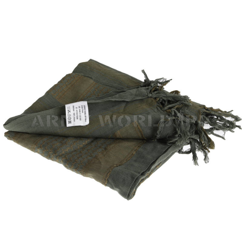 Arafatka Wojskowa Holenderska Shemagh Shawl NFP Mono Olive Oryginał ...