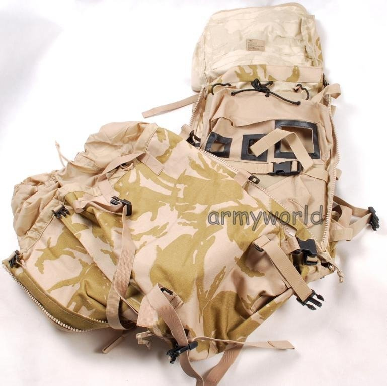 British Military Tactical Backpack Foldable DPM Desert Original New ...