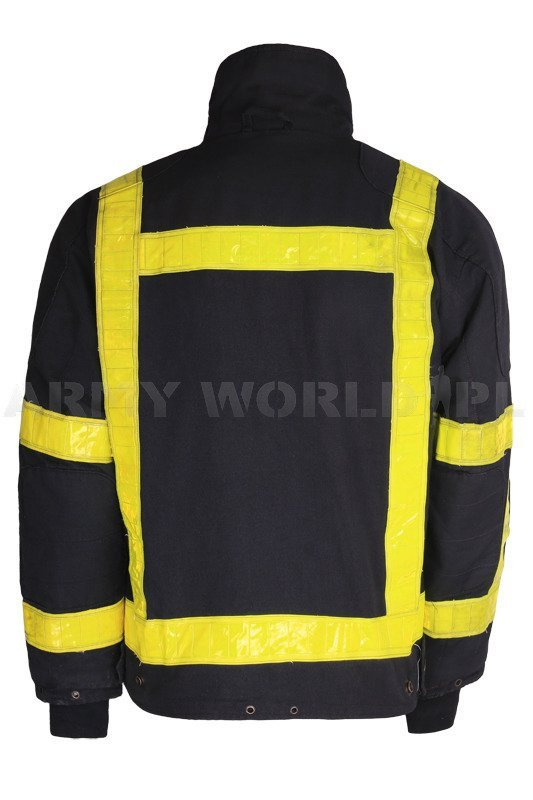 Dutch Firefighter's Jacket Flame-Retardant PWG NOMEX Genuine Used ...