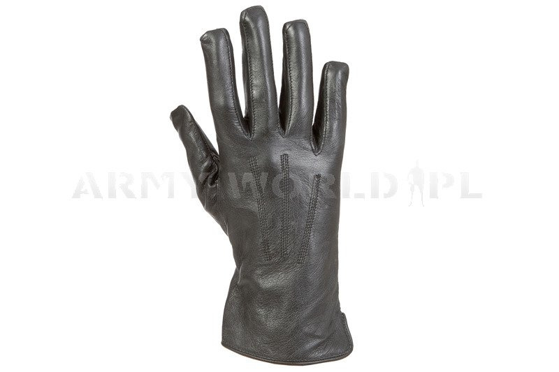 Dutch Military Leather Gloves Black Original New | MILITARY CLOTHING ...