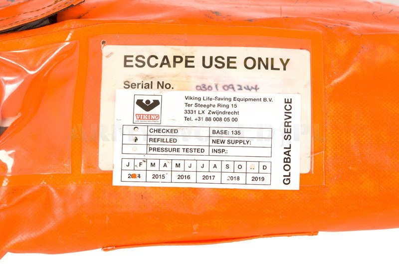 Emergency Escape Breathing Apparatus Sabre ELSA 15 Minutes Version Army ...