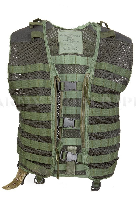 Military Dutch Modular Vest Oliv Original Used used (good) | TACTICAL ...