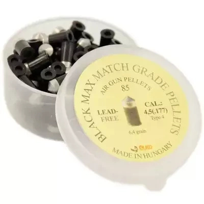 Steel-Teflon Airgun Pellets Black Max Match Grade Pellets Elko 4,5 mm ...