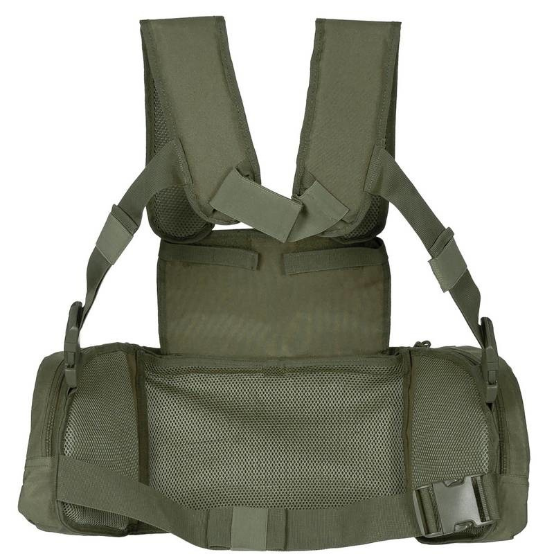 Tactical Vest Chest Rig "Mission" MFH Olive olive green | TACTICAL ...