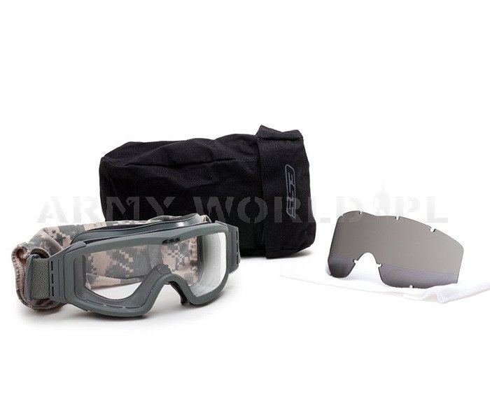 US Army Ballistic Goggles ESS Profile NVG Foliage Green + 2 Lenses ...