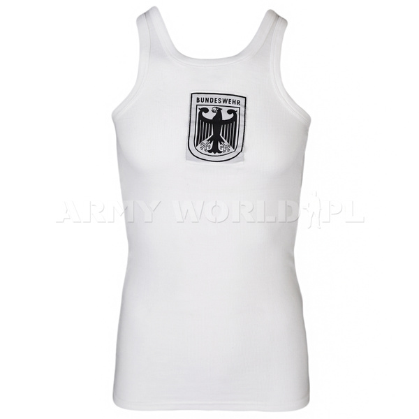 Military German Undershirt Bundeswehr Original White Used II Quality ...