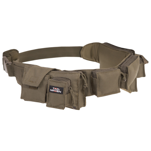 Tactical Belt Tac Maven With Pouches Pentagon Olive (D16003-06) olive ...