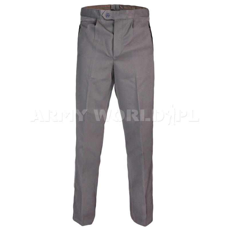 Spodnie Garniturowe Wojskowe Bundeswehr Galowe Szare Oryginał Demobil ...
