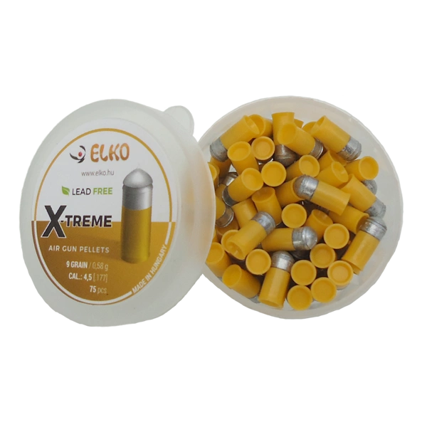 Steel-Teflon Airgun Pellets Elko X-treme 4,5 mm Yellow 75 pcs ...