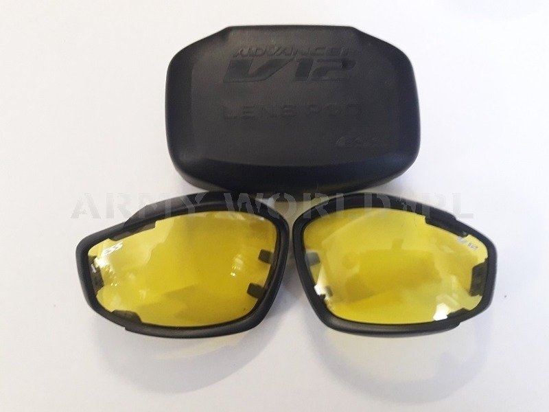 Ballistic Goggles Lenses ESS ADVANCER V12 Yellow Genuine Military ...