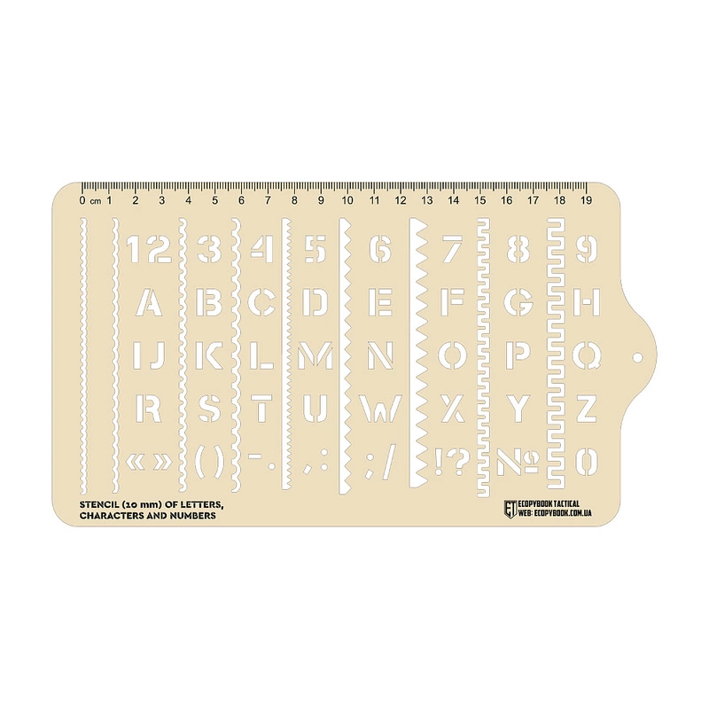 Linijka Ecopybook Tactical Stencil Symbols NATO M-Tac (10273013 ...