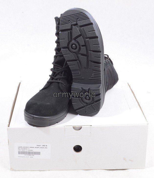 Dutch Military Boots Suede With Sole 2005 Black Original New new ...