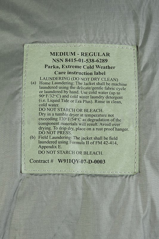 Us Army Jacket ECW Extreme Cold Weather Gen III Grey Genuine Military ...