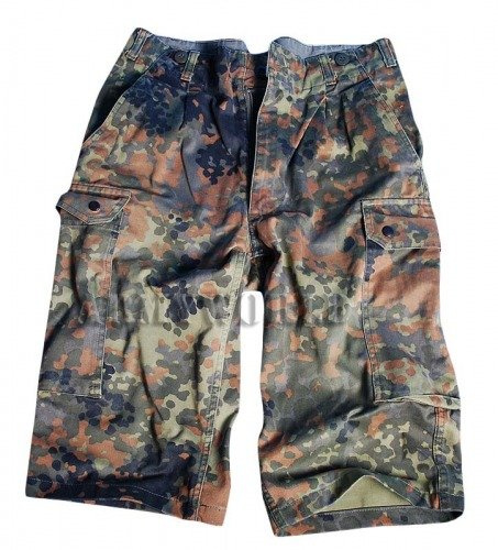 Bermudy Wojskowe Bundeswehr Leo Kohler Flecktarn Oryginał Demobil BDB ...