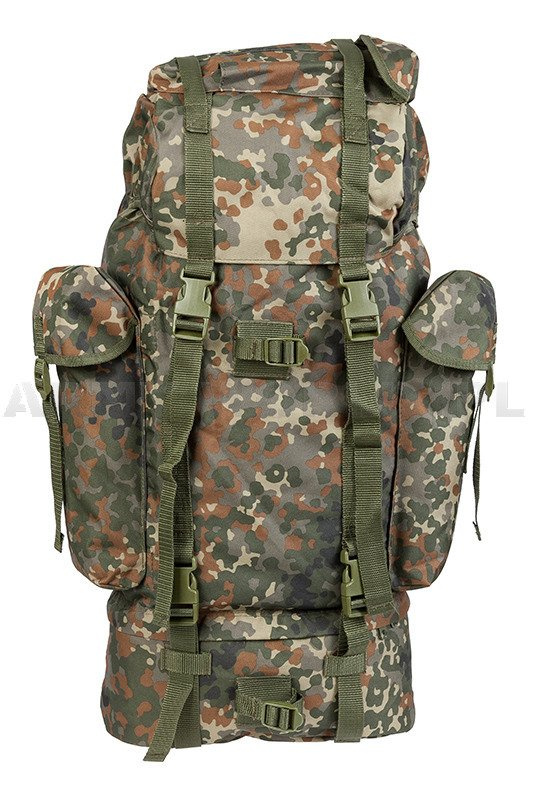 Backpack Import Flecktarn 65 Liters Mil-tec New (14023021) flecktarn ...