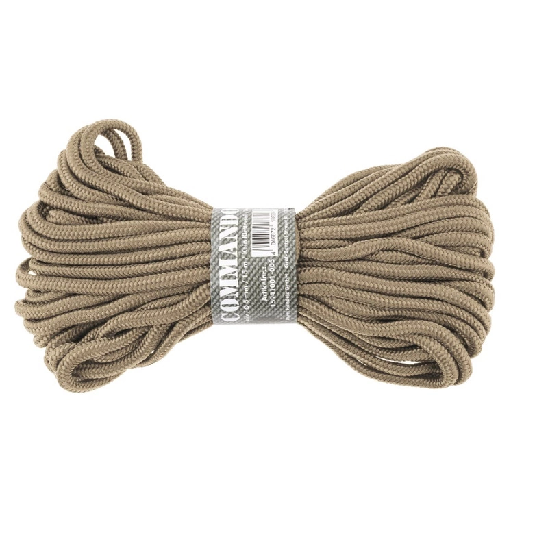 Linka Commando 5 mm x 15 m Mil-Tec Coyote (15941005-005) coyote | SURVIVAL \ Cords / Rubbers ...