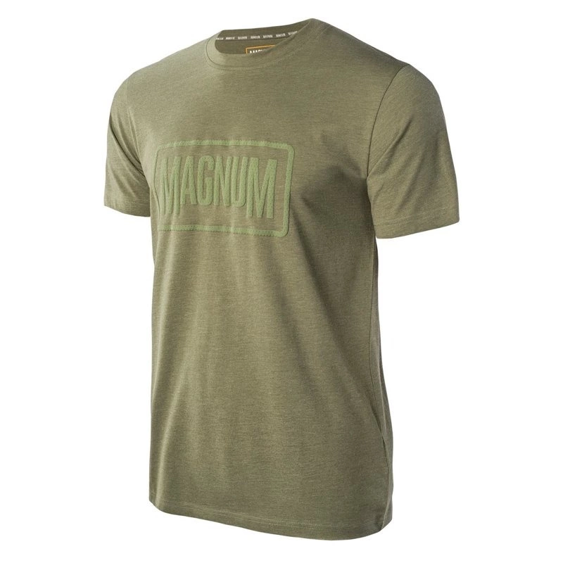 Cotton T-shirt Magnum Olive olive green | CLOTHING \ T-shirts ...
