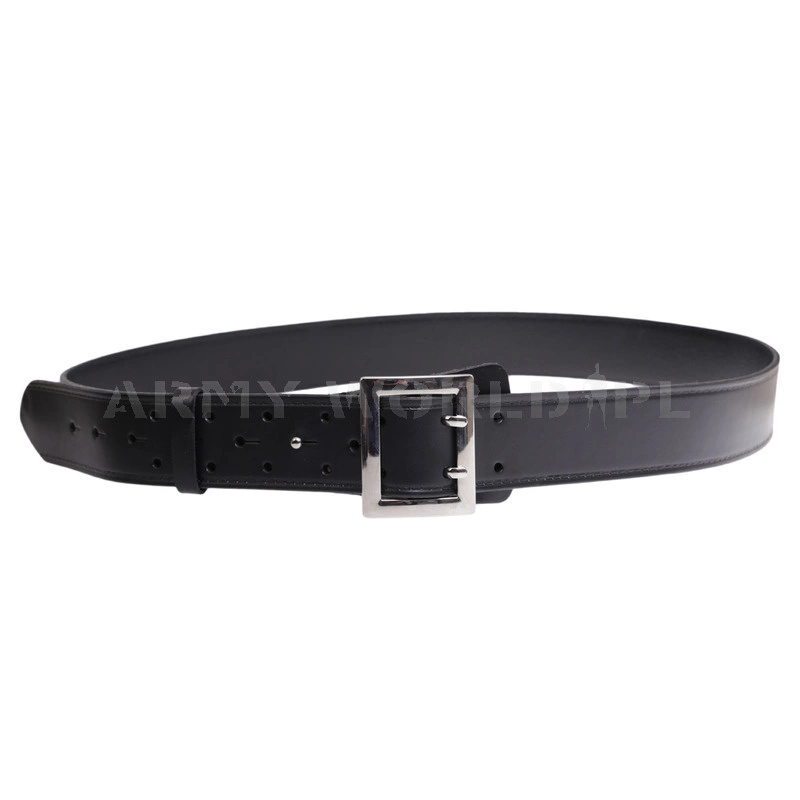 Officer Leather Belt M&M Leder Black black | CLOTHING \ Belts ...