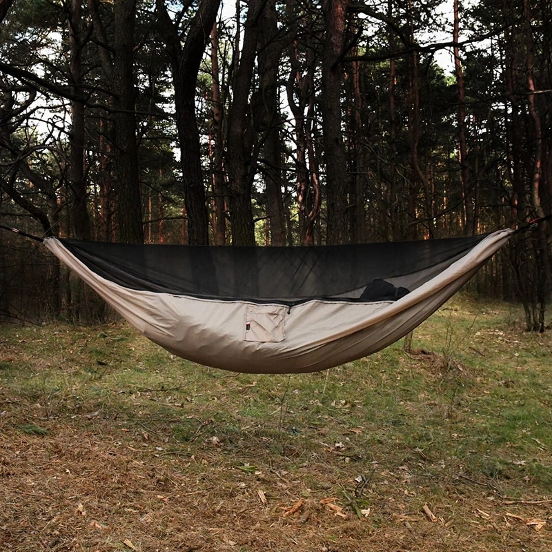 Hamak Lekki Turystyczny Ważka V2 Long + Moskitiera Single Zip TigerWood ...