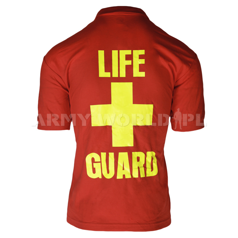 Koszulka Polo Medyczna Lifeguard Czerwona Oryginał Nowa | CLOTHING ...