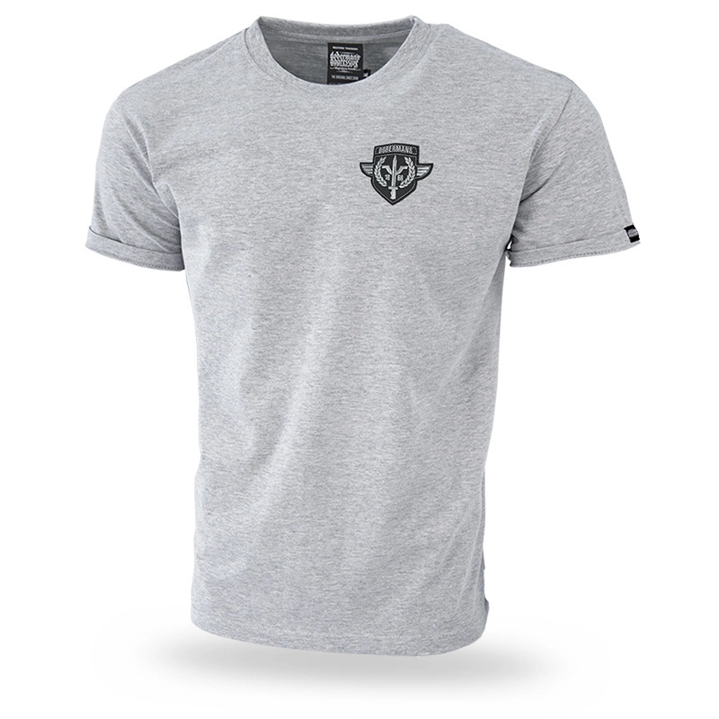 T-shirt Honour Doberman's Aggressive Szary (TS35) grey | CLOTHING \ T ...