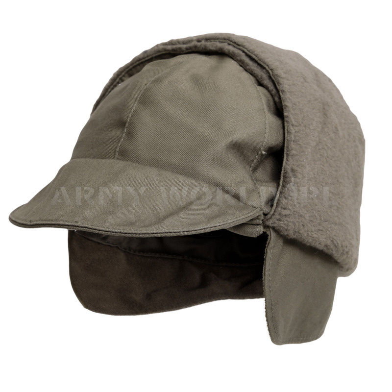 Military Dutch Ushanka Cap M2 Olive Original New | CLOTHING \ Headwear ...