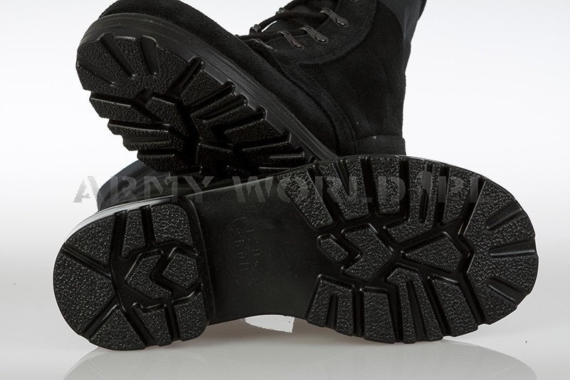 Dutch Military Boots Suede Leather M92 Black Original New | SHOES ...