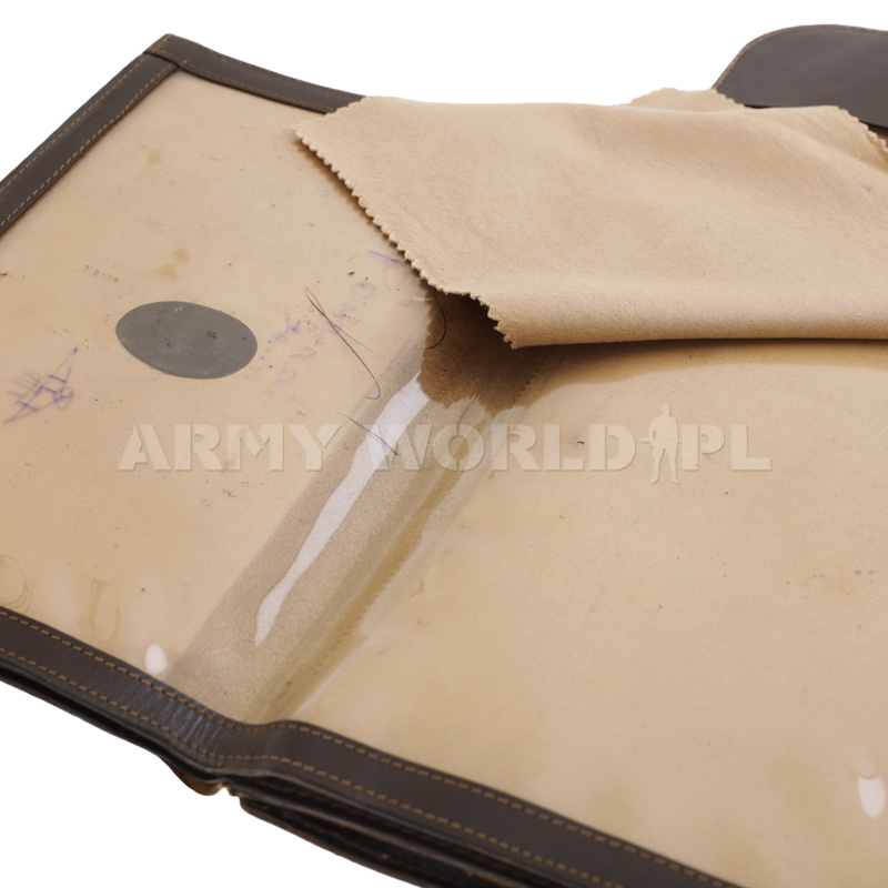Torba Polowa Wojskowa Raportówka / Mapnik Skórzana Brązowa Oryginał ...