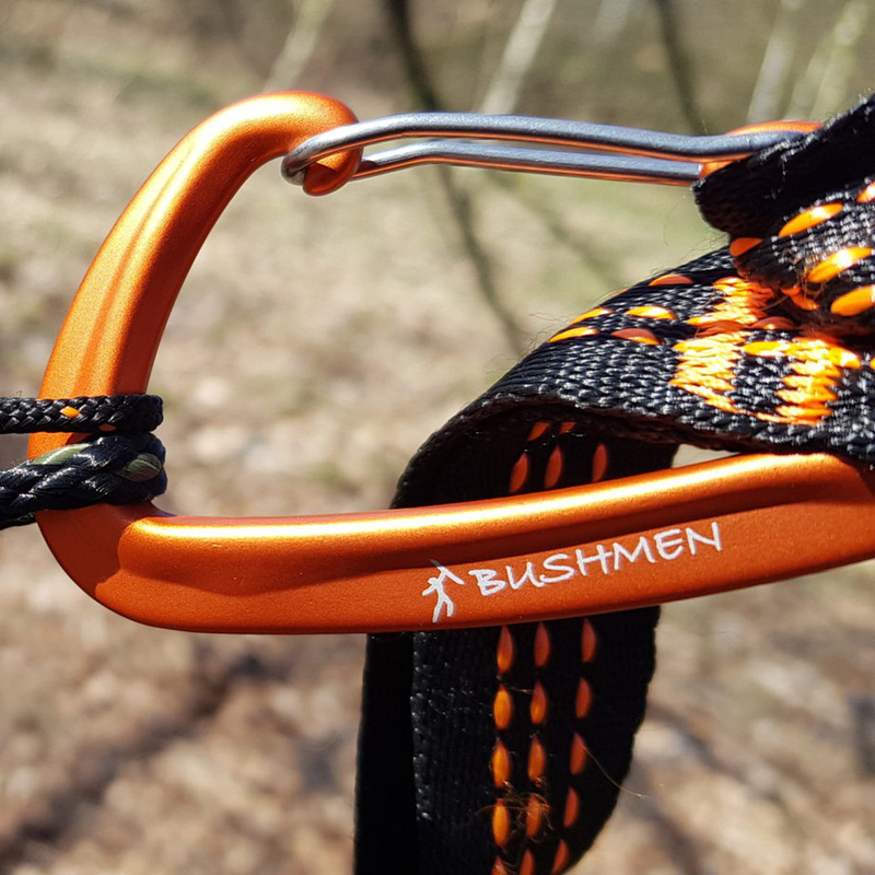 Ultralight Carabiner Bushmen Orange New orange | SURVIVAL \ Key Rings ...