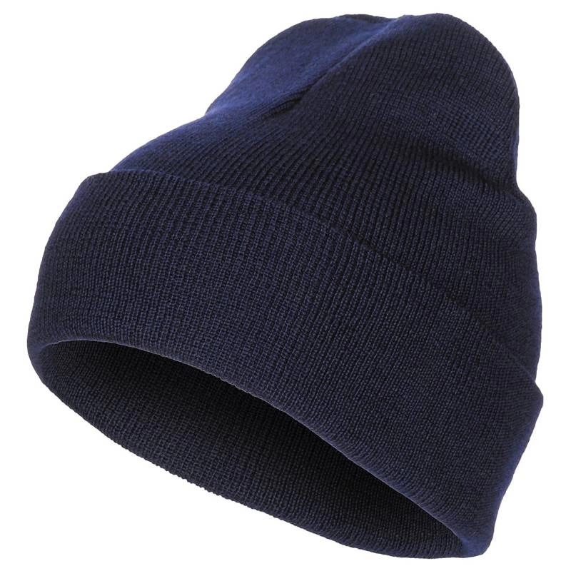 Woollen Cap MFH Navy Blue navy blue | CLOTHING \ Headwear \ Winter Hats ...