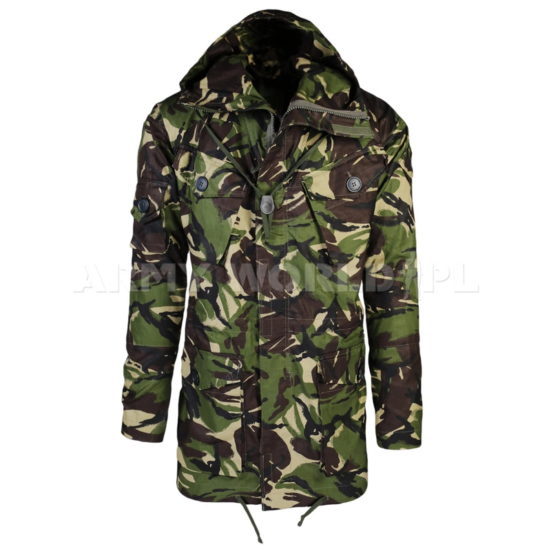 Kurtka Parka Wojskowa Brytyjska Smock Combat Windproof DPM Woodland M2 ...