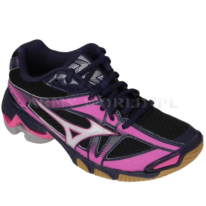 Buty Sportowe Halowe Wave Bolt 6 MIZUNO Różowe Oryginał Nowe | OBUWIE ...