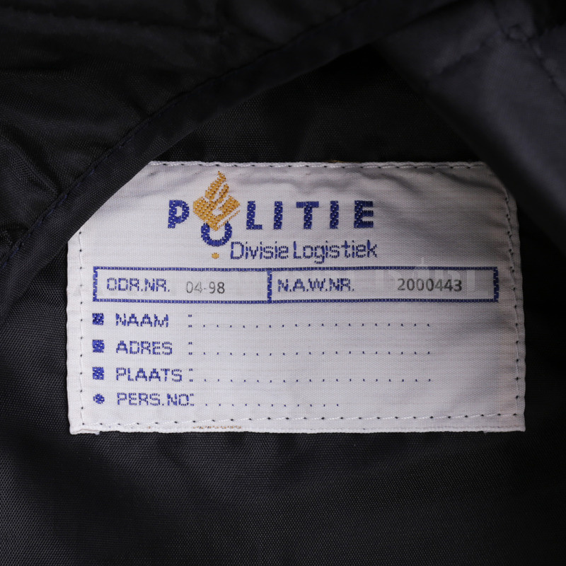 Kurtka Przeciwdeszczowa Holenderska Politie + Podpinka Granatowa ...