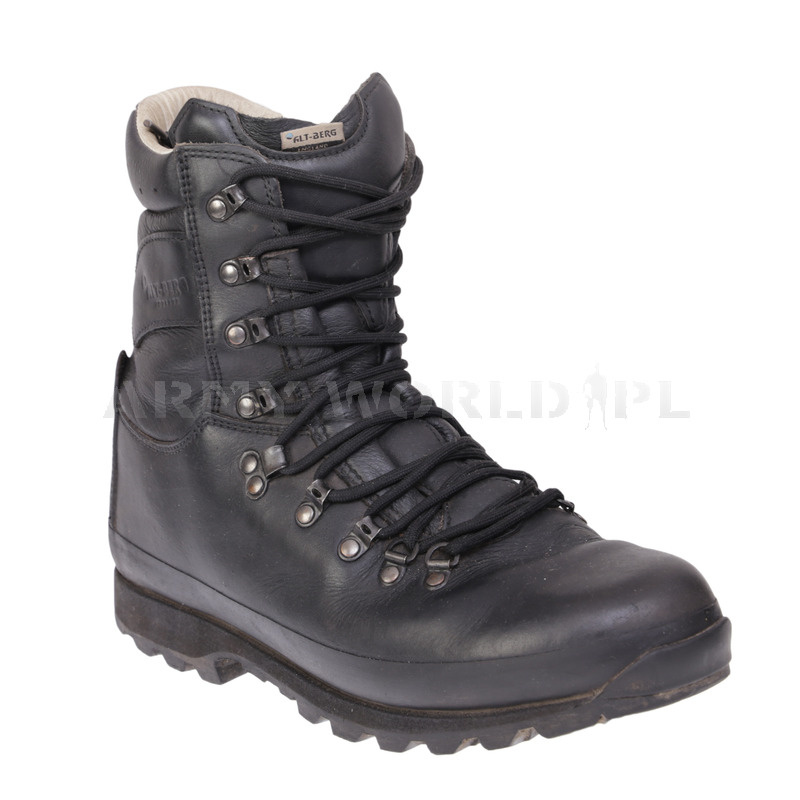 Buty Wojskowe Brytyjskie Skórzane Defender Boots ALT-BERG Czarne ...