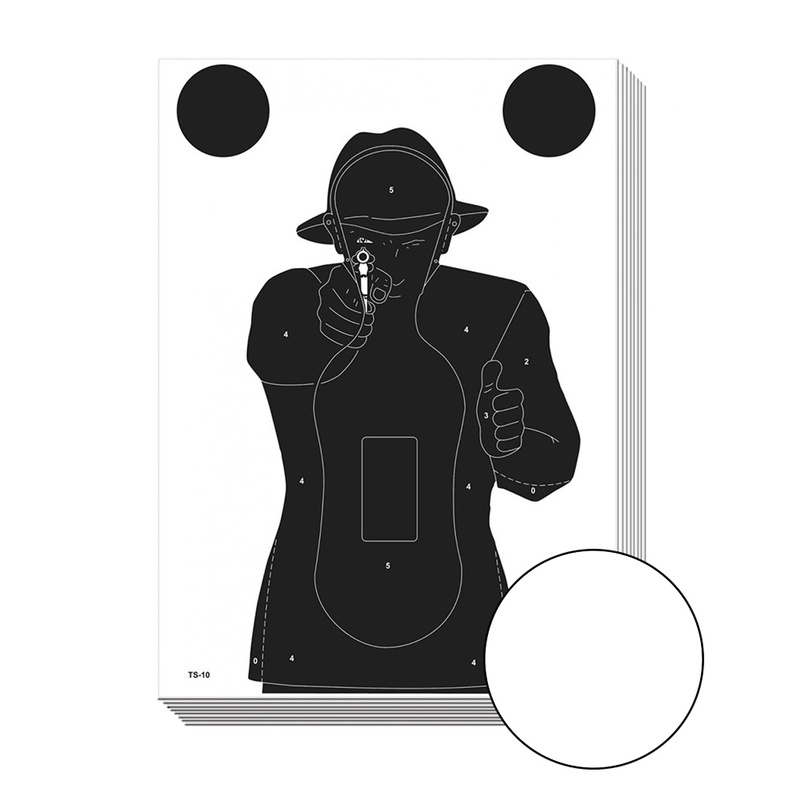 Tarcza Strzelecka Francuz 10 Sztuk (TS-10) biały | STRZELECTWO \ Cele ...