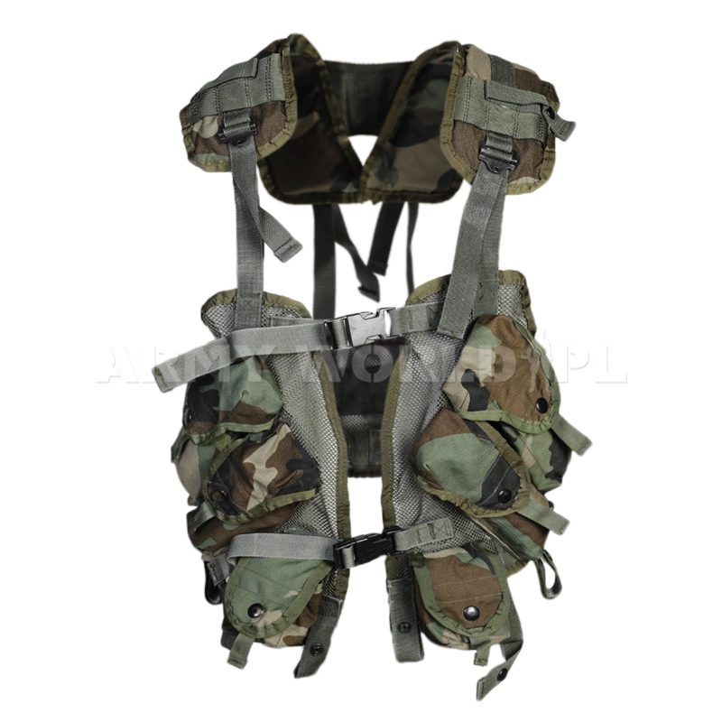 Kamizelka Taktyczna US Army Vest Tactical Load Bearing Woodland ...