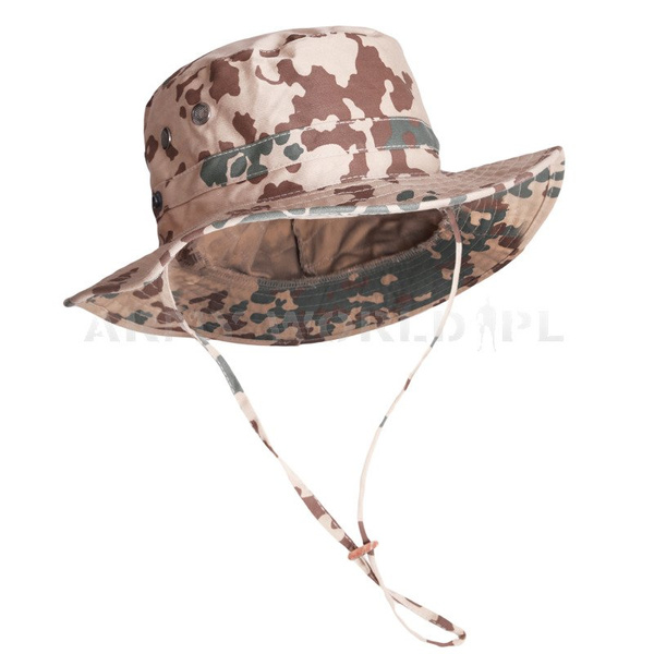 Kapelusz Pustynny Wojskowy Bundeswehr Tropentarn / Wustentarn Oryginał Demobil BDB demobil ...