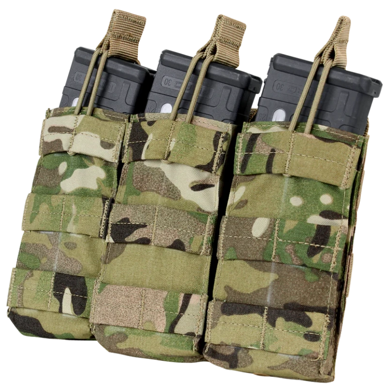 Triple M4/M16 Open-Top Mag Pouch Condor Multicam (MA27-008) | BACKPACKS ...