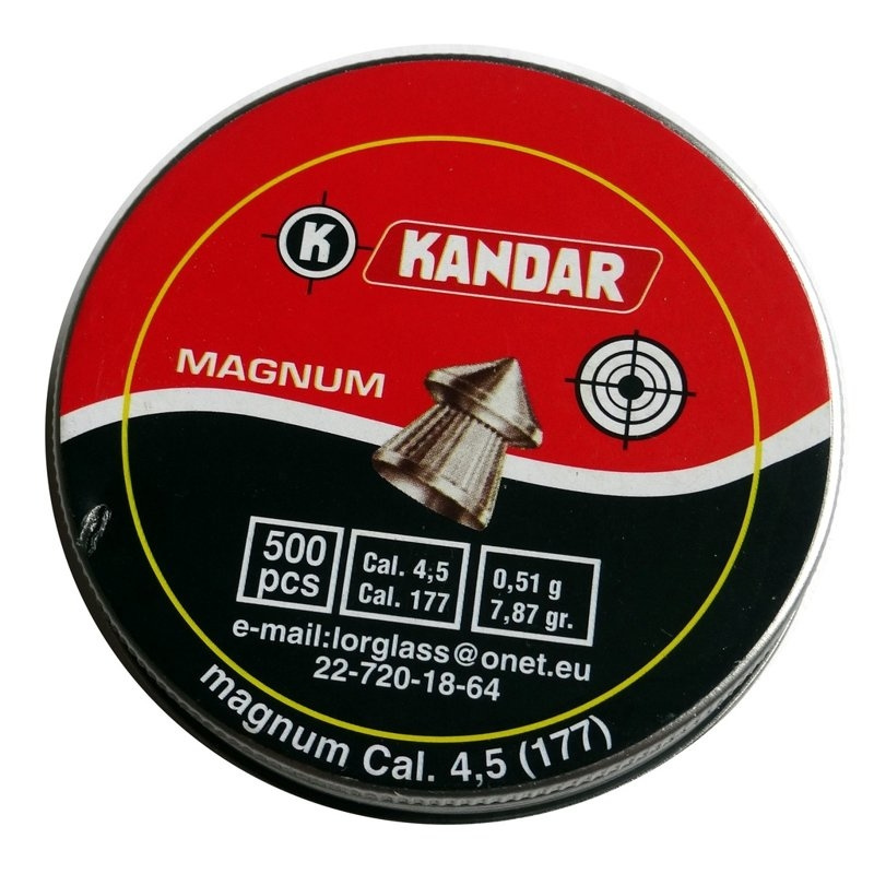 Airgun Pellets Kandar Magnum 4.5 mm Sharp 500 pcs. | SHOOTING \ Shot ...