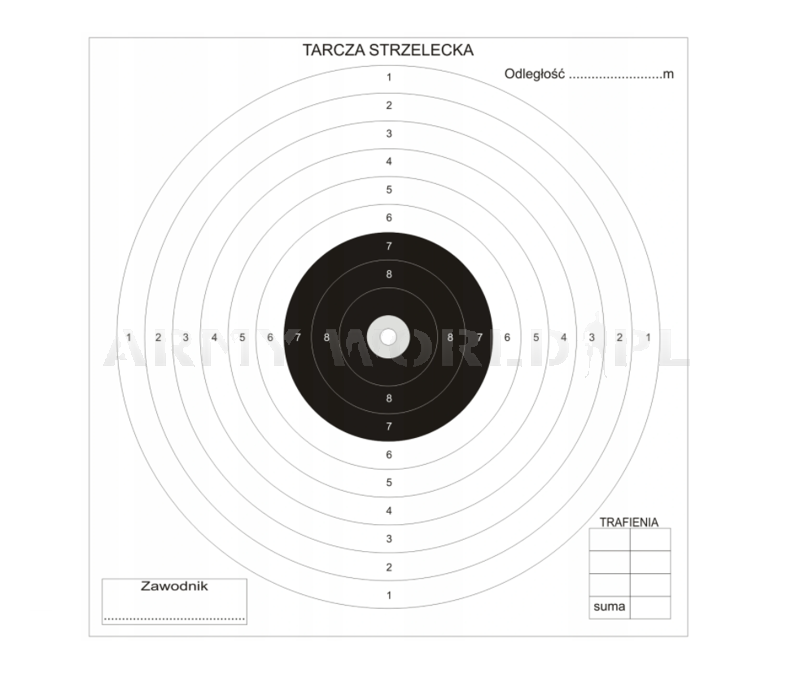 Shooting Targets 14 x 14 cm 100 Pieces | SHOOTING \ Shooting Targets ...