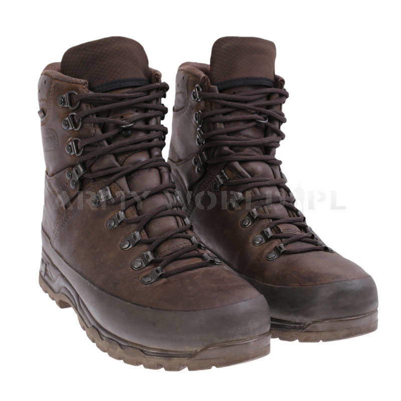Buty Wojskowe Górskie Meindl 3546-10 Skórzane Brązowe Oryginał Demobil ...