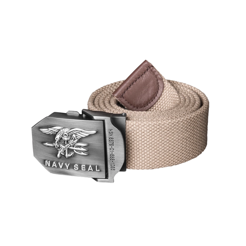 Trousers Webbing Belt Polyester US NAVY SEAL Helikon-Tex Khaki (PS-NSE ...