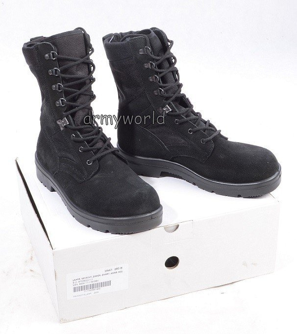 Dutch Military Boots Suede With Sole 2005 Black Original New new ...