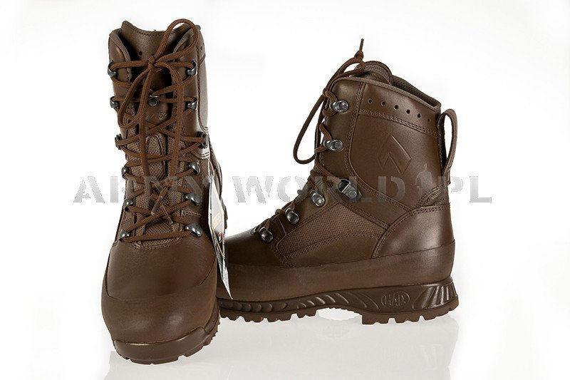 Buty Combat High Liability Gore-Tex Skórzane Haix Wojskowe Brytyjskie ...