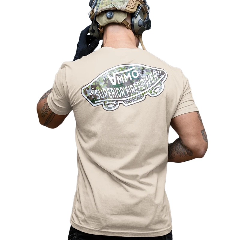 T-Shirt Ammo Brothers In Arms Tropical Camouflage khaki | CLOTHING \ T ...