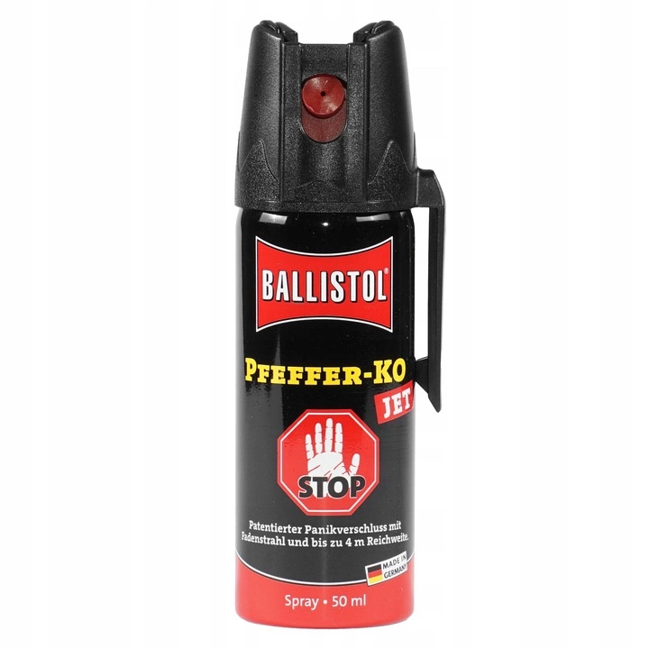 Gaz Obronny Pieprzowy Ballistol KO JET 50ml 50 ml | SAFETY \ Pepper ...