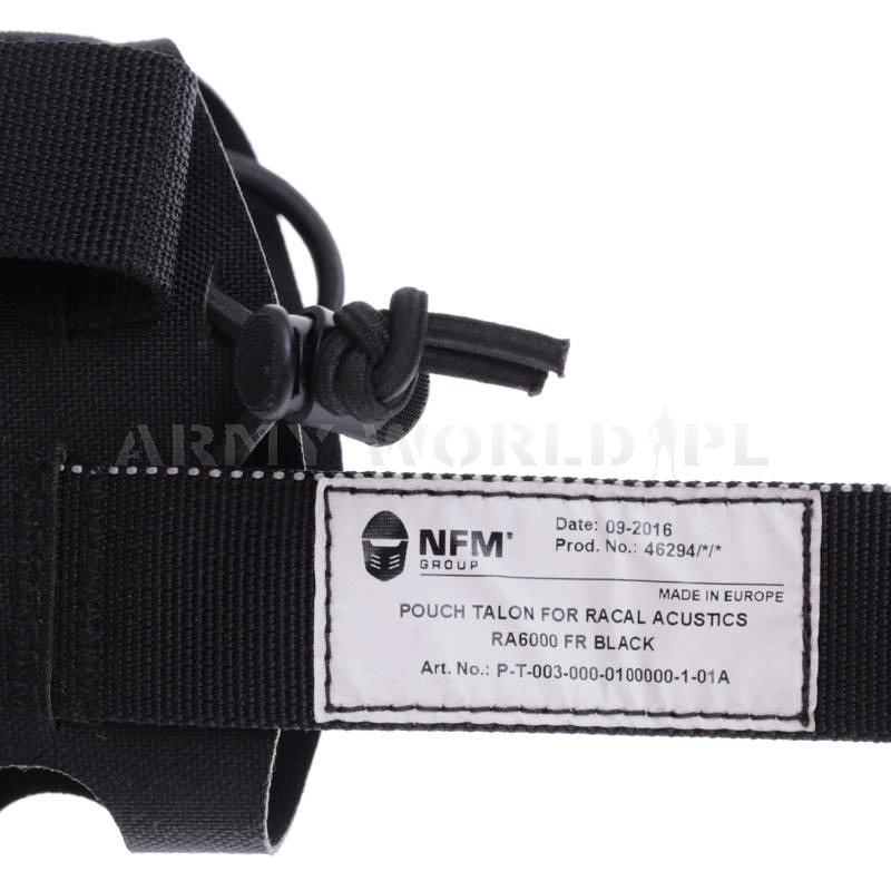 Pokrowiec Wojskowy Na Odbiornik RA6000 NFM Group Czarny Oryginał Nowy ...